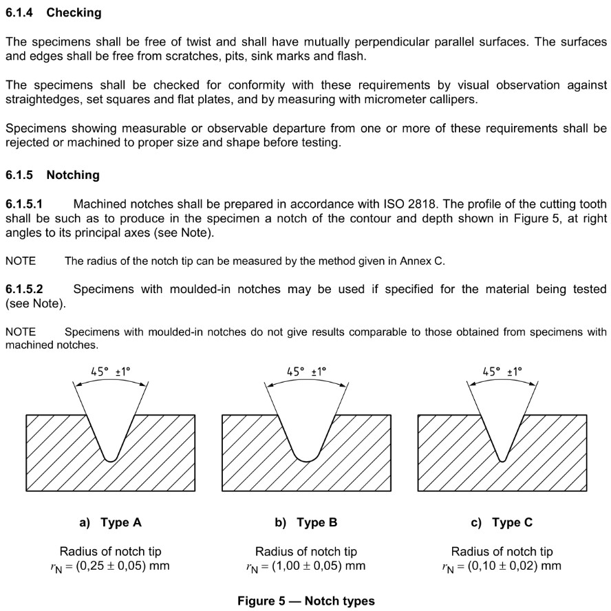 ISO179 -1 Plastic- Determination of Charpy impact properties ...
