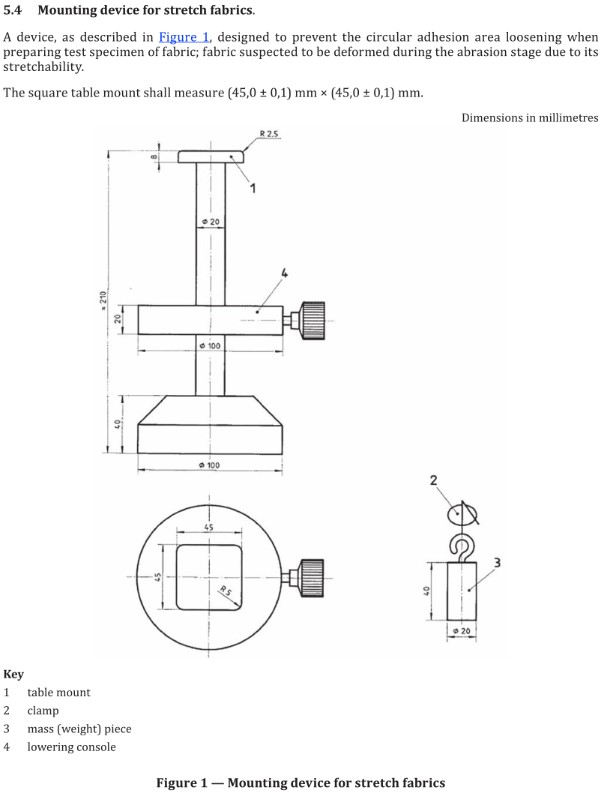 ISO 12947-2 Dtermination of specimen breakdown - Anytester (Hefei) Co. Ltd